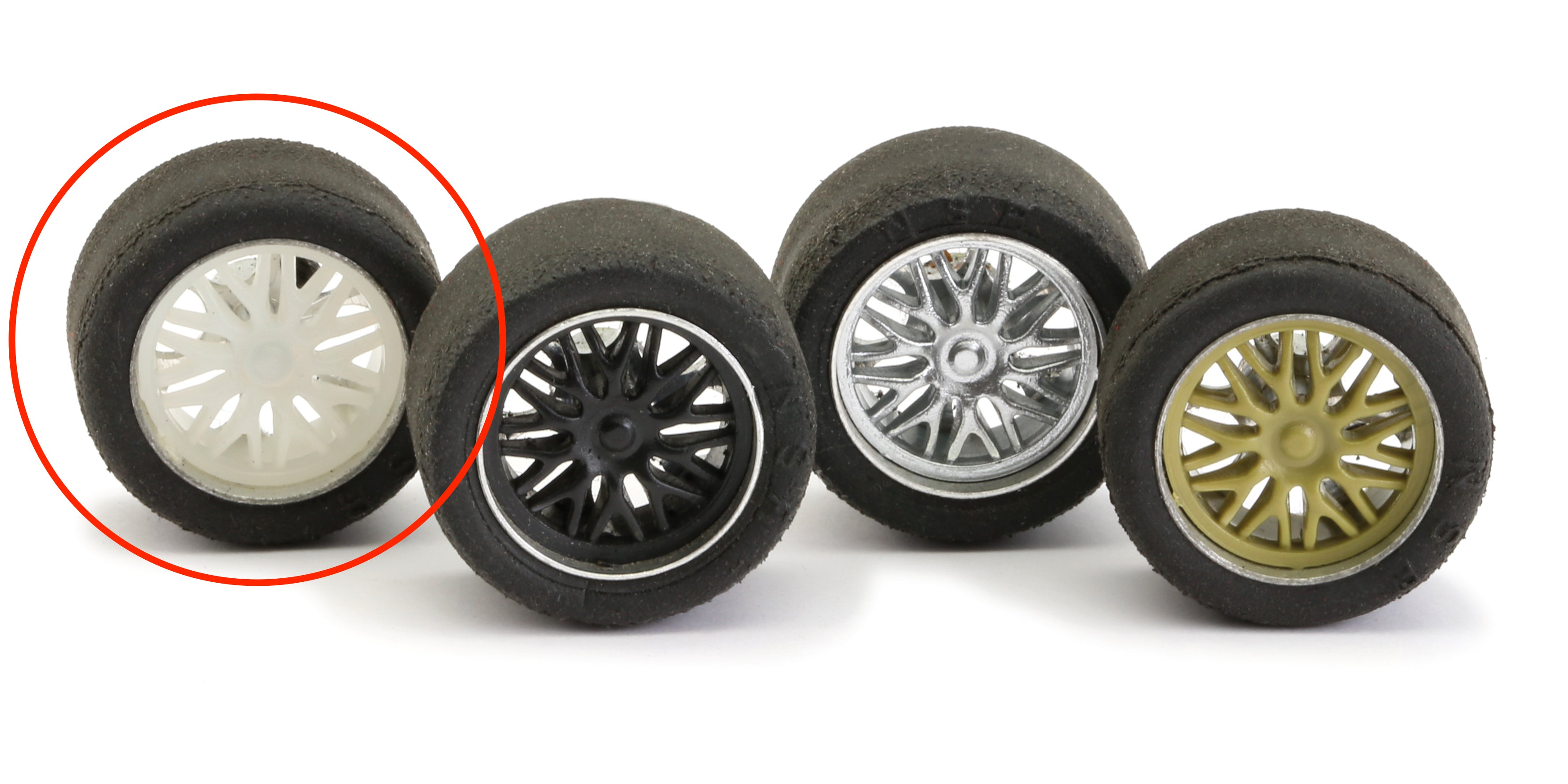 NSR-5421 - BBS Wheel Inserts, WHITE (for 16" wheels) 4pcs